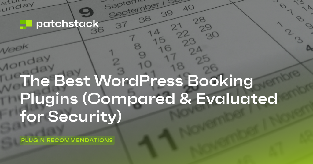 The 5 Best WordPress Booking Plugins (Ranked by Quality & Security ...