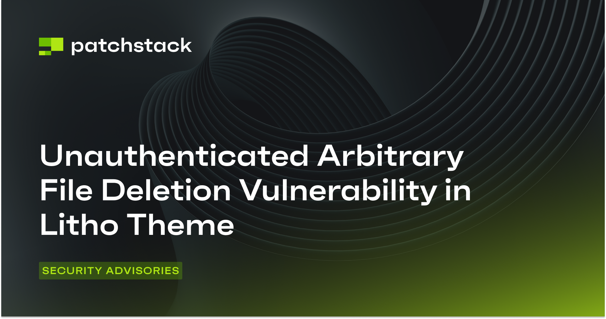Unauthenticated Arbitrary File Deletion Vulnerability in Litho Theme ...